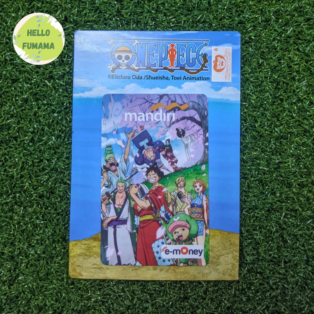 New! Official Mandiri Emoney Edisi Onepiece edition all characters and ...