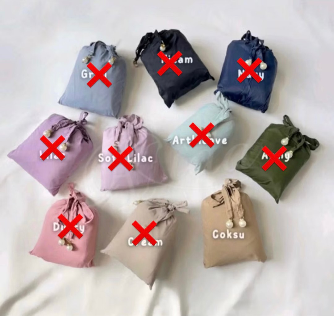 [NEW] Telekung Travel Mini Pouch, Women's Fashion, Muslimah Fashion ...