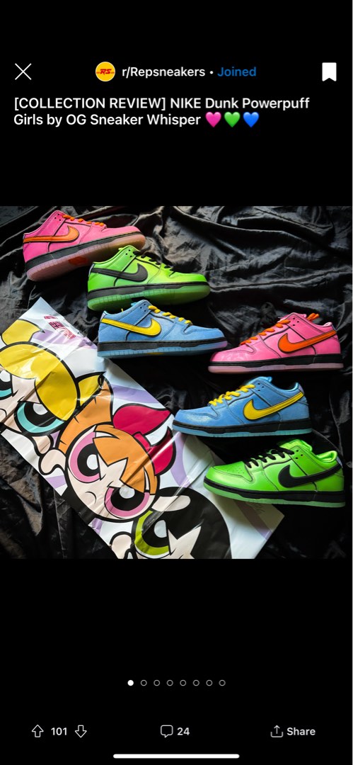Nike SB PowerPuff Girls, Men's Fashion, Footwear, Sneakers on Carousell