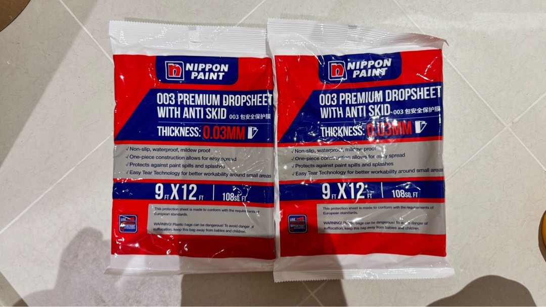 Nippon Paint Premium Dropsheet, Everything Else on Carousell