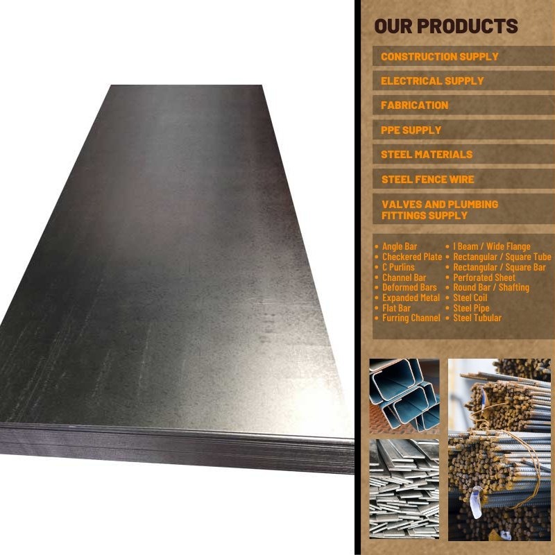 Ordinary Steel Plain Sheet / GI Plain Sheet / Steel Sheet, Commercial ...