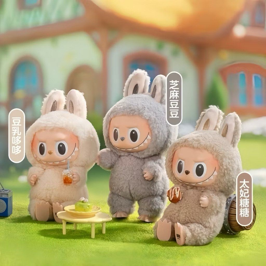 POPMART LABUBU Sitting Party Vinyl Plush Mystery Box Macaron 2nd ...