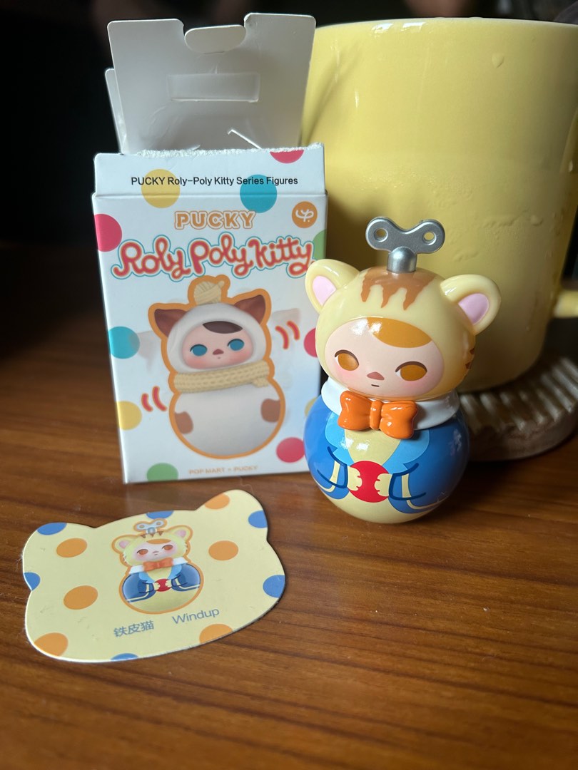 Popmart Pucky Roly Poly Kitty blind box, Hobbies & Toys, Toys & Games ...