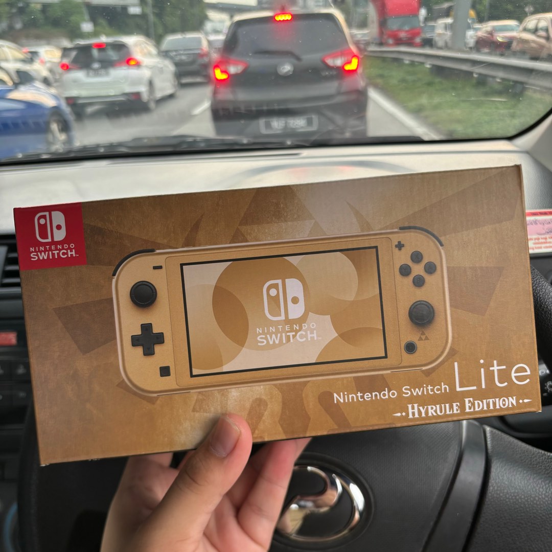 [RARE] Nintendo Switch Lite The Legend Of Zelda Limited Edition, Video ...