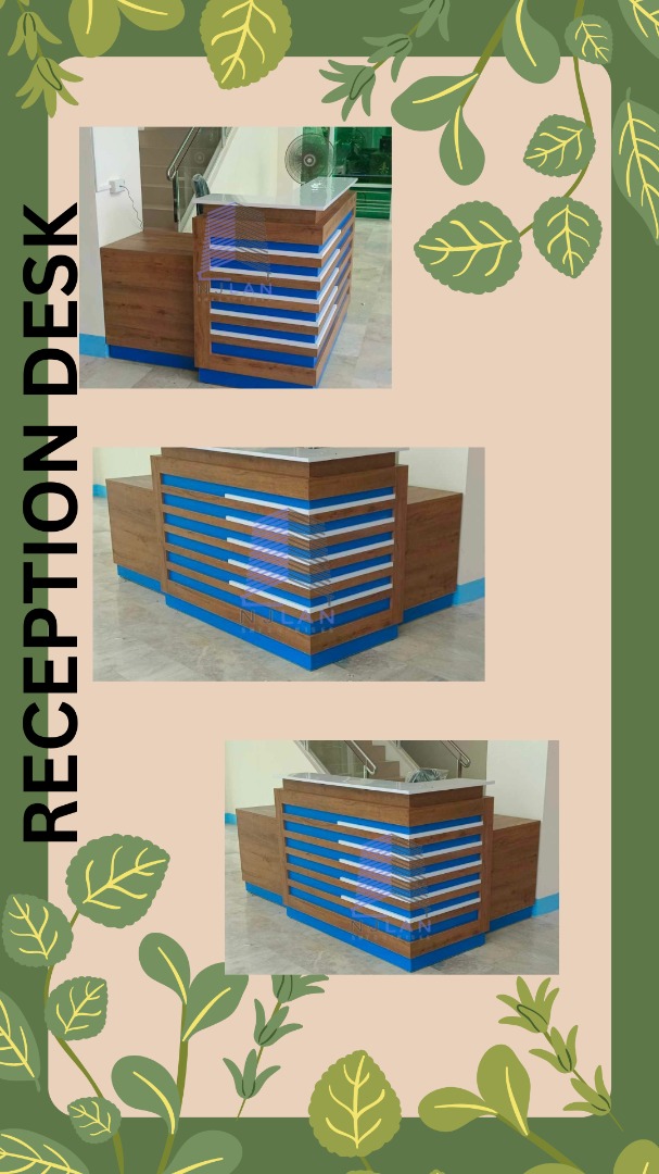 RECEPTION DESK/OFFICE PARTITION/OFFICE FURNITURE, Furniture & Home ...