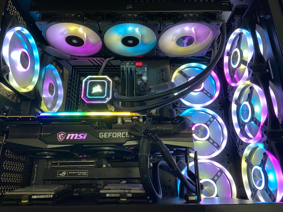 RTX 3090 / i9-12900K / Z690 ASUS ROG MAXIMUS High-end DDR5 Gaming PC ...