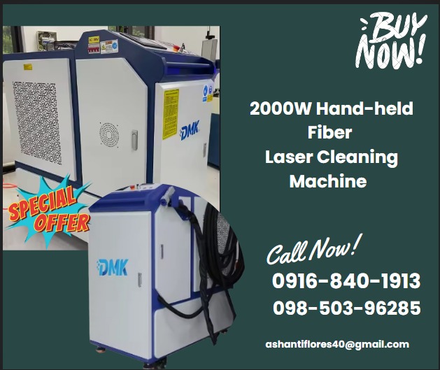 RUSH CLEANING MACHINE Model -2000W Hand-held Fiber Laser Cleaning ...