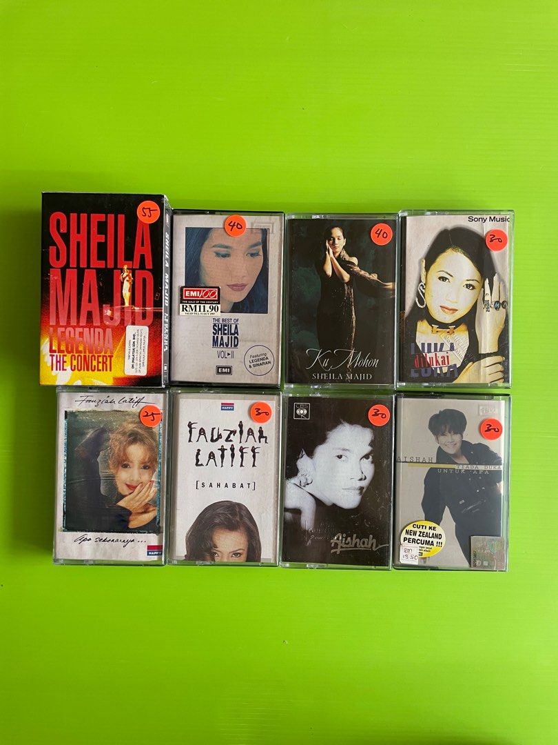 Sheila Majid Shima Fauziah Latiff Aishah Album Kaset, Hobbies & Toys ...