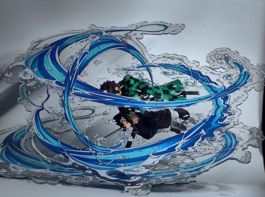 Shf Figma demon slayer tanjiro nezuko rengoku fire effect parts water ...