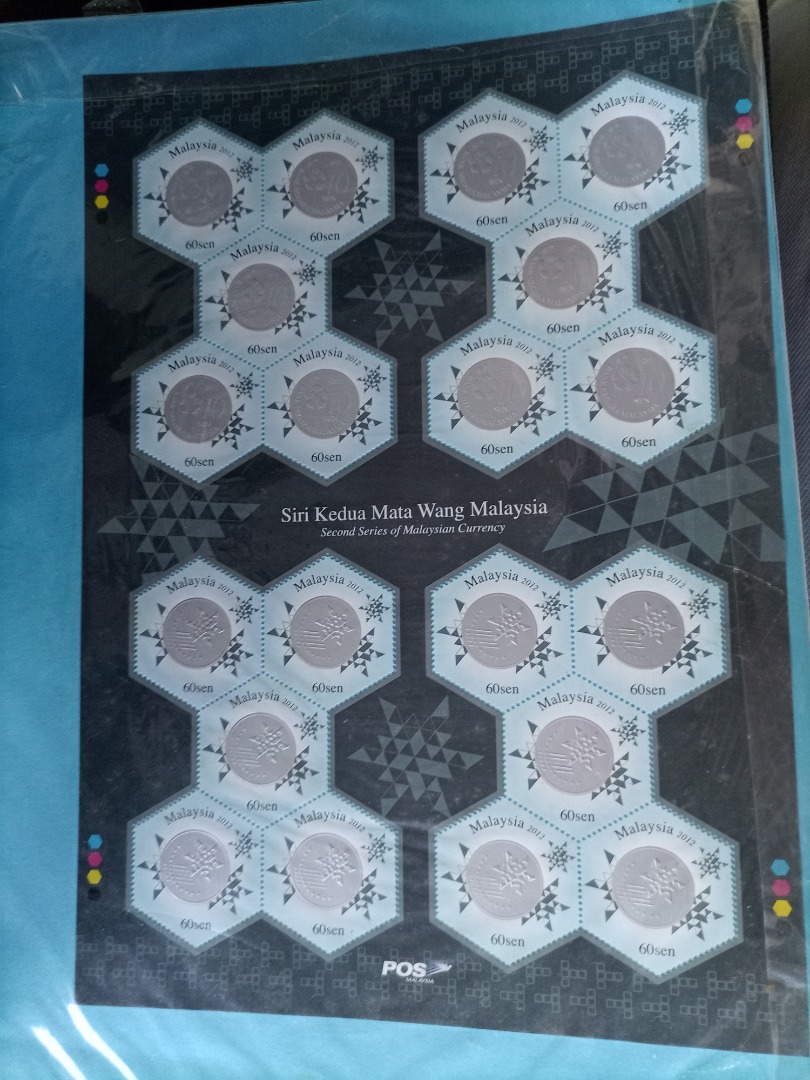 Siri Kedua Syiling Matawang Malaysia Setem/Stamp 2012, Everything Else ...