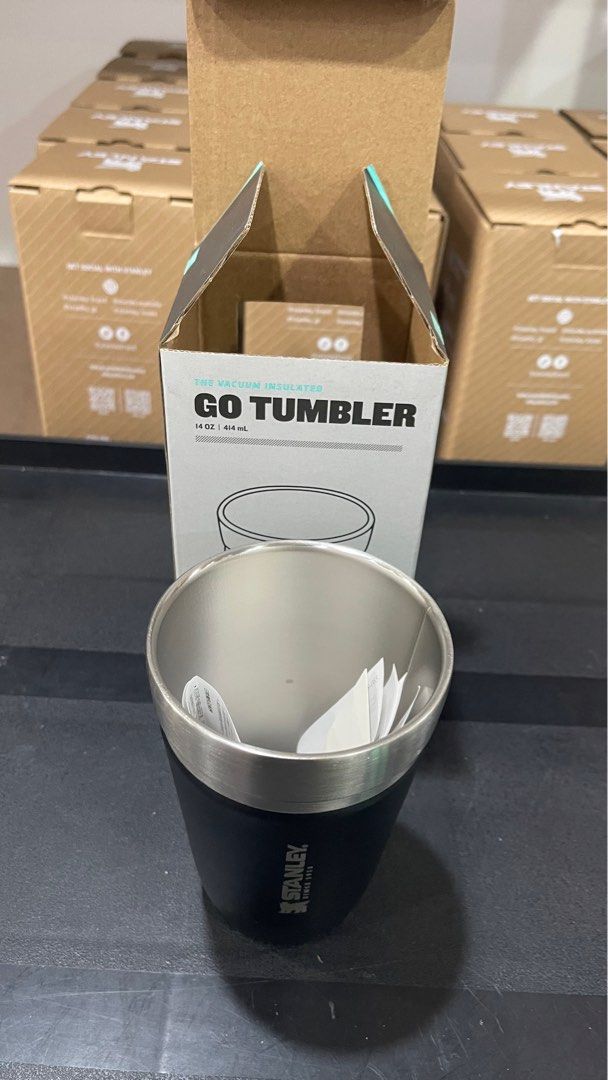 STANLEY Go Tumble 140Z Peddle Texture Matte Black, Furniture & Home ...