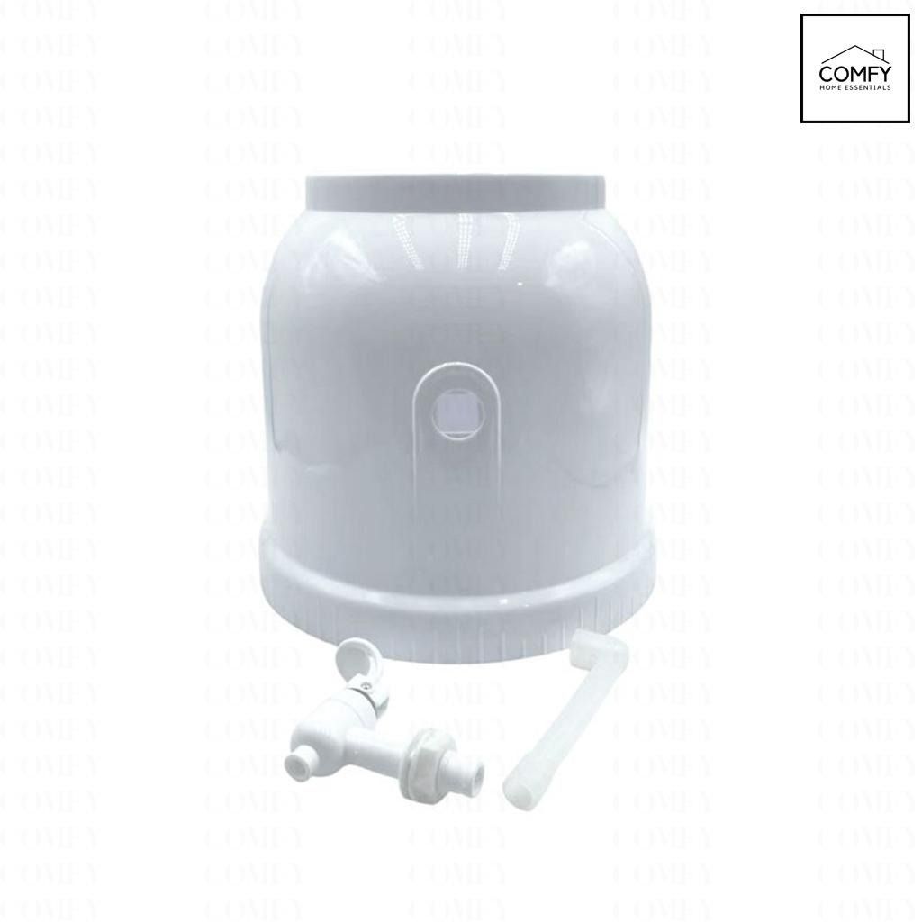 Table Top Desktop Water Dispenser w/ Faucet Round Plastic For Gallon ...
