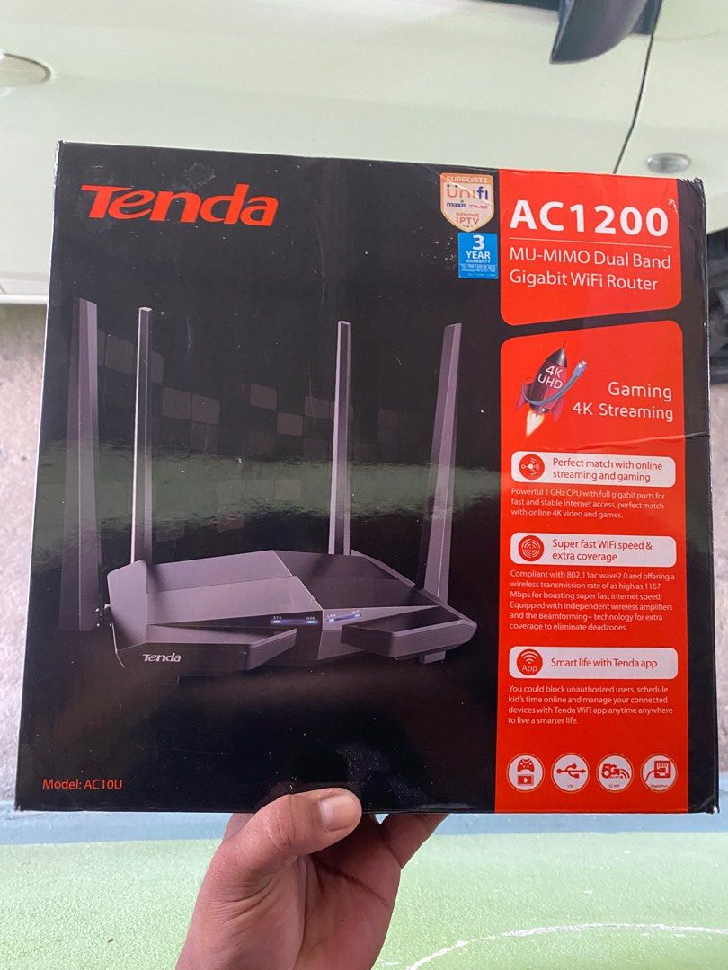 Tenda Router AC 1200, Computers & Tech, Parts & Accessories, Networking ...
