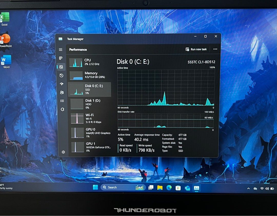 Thunderobot Laptop i5 10GEN GTX 1650, Computers & Tech, Laptops ...