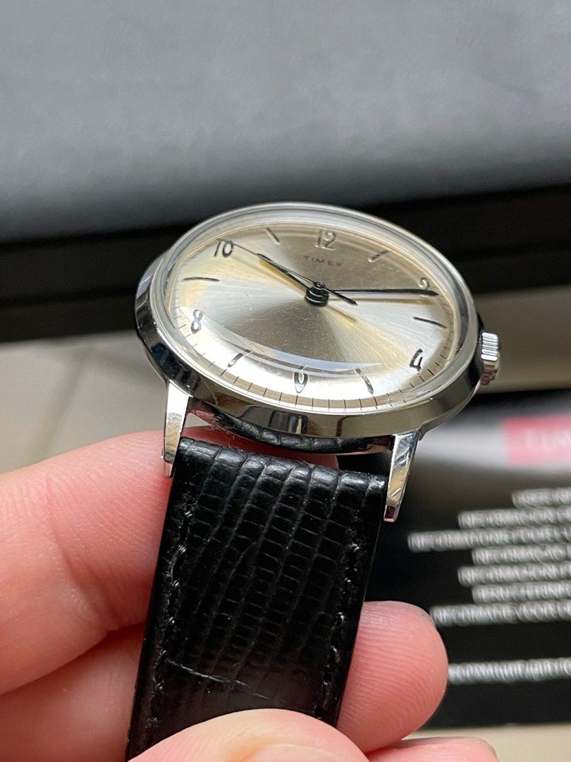 Timex Marlin Mechanical - Reissue Champagne Dial - Dress Watch, Luxury ...