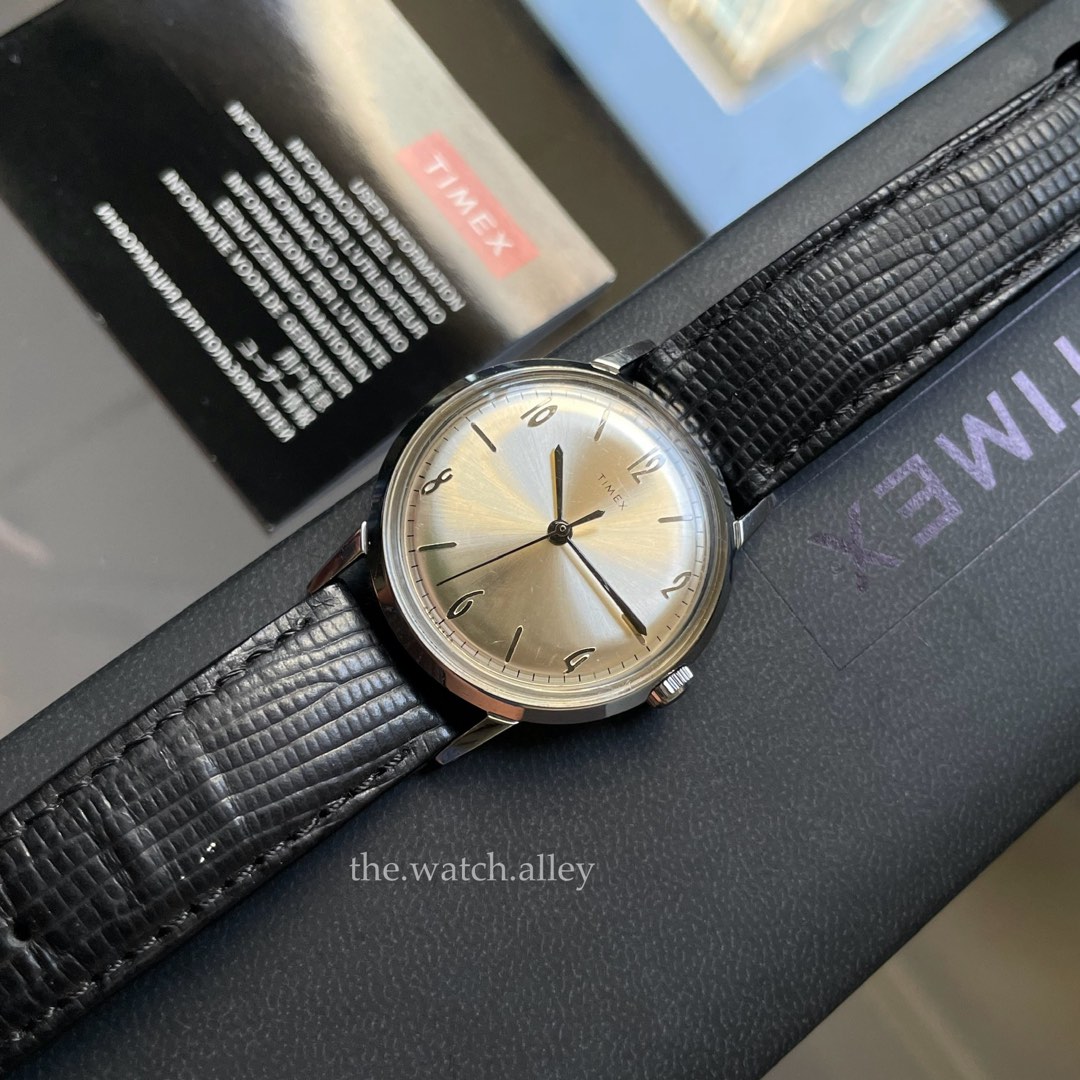 Timex Marlin Mechanical - Reissue Champagne Dial - Dress Watch, Luxury ...