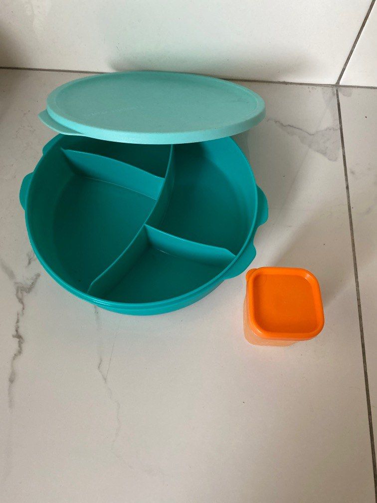 Tupperware lunch box and tiny sauce container for sale, Furniture ...