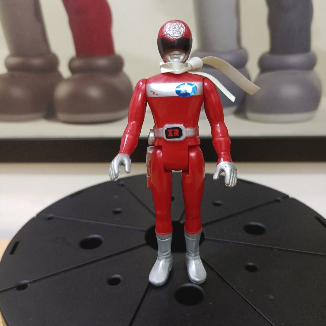 VINTAGE POPY DENSHI SENTAI DENZIMAN DENZI RED FIGURE COLLECTION ...