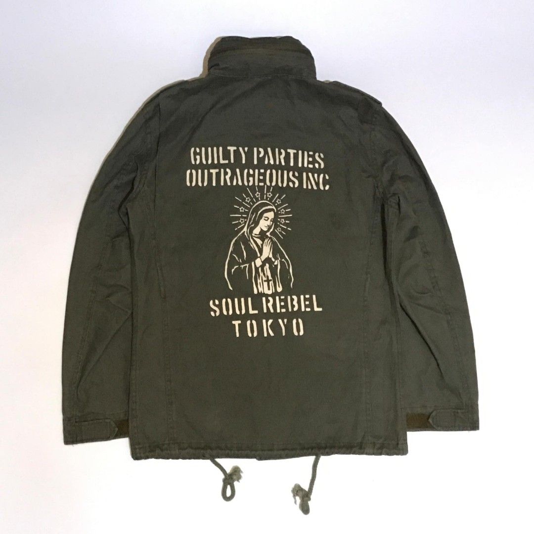 Wacko Maria the Guilty Parties M65 field Jacket, Men's Fashion, Coats ...