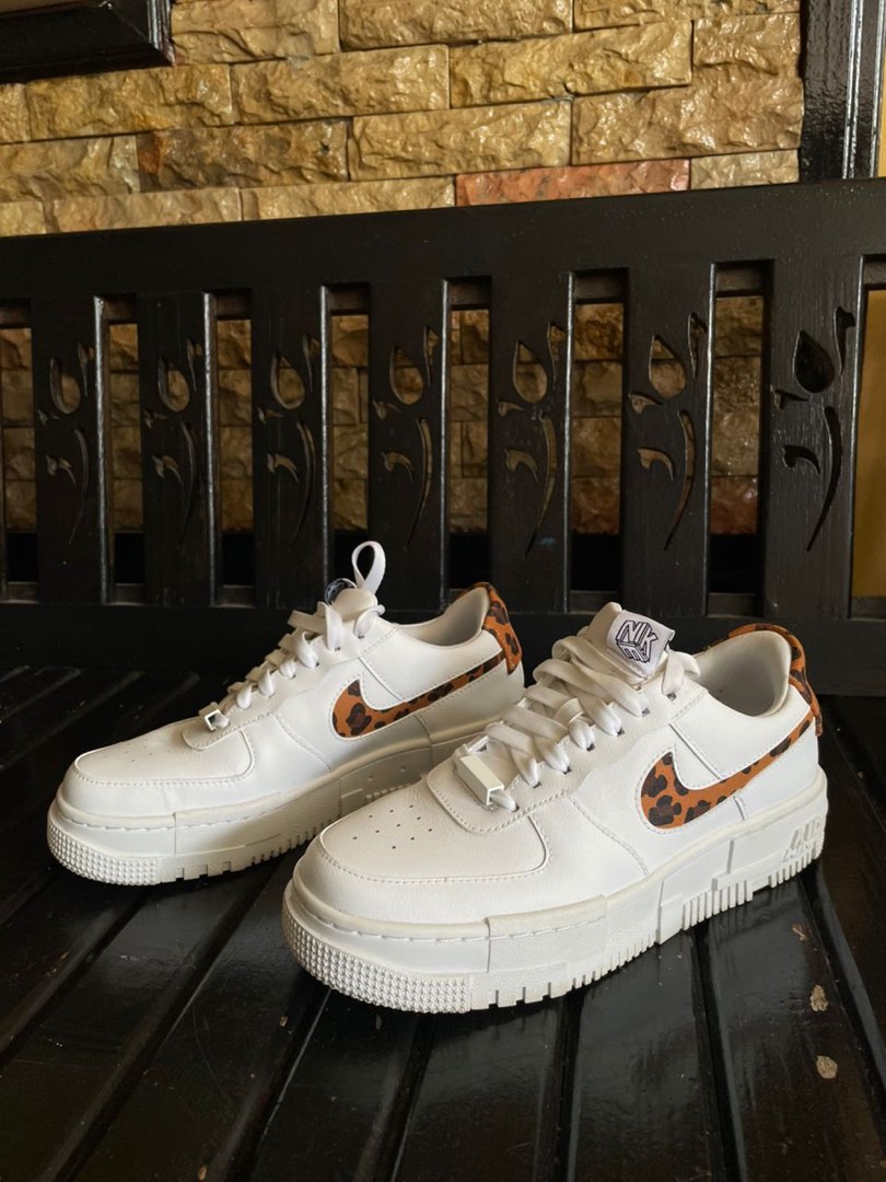 Women's Air Force 1 Pixel Leopard, Women's Fashion, Footwear, Sneakers ...