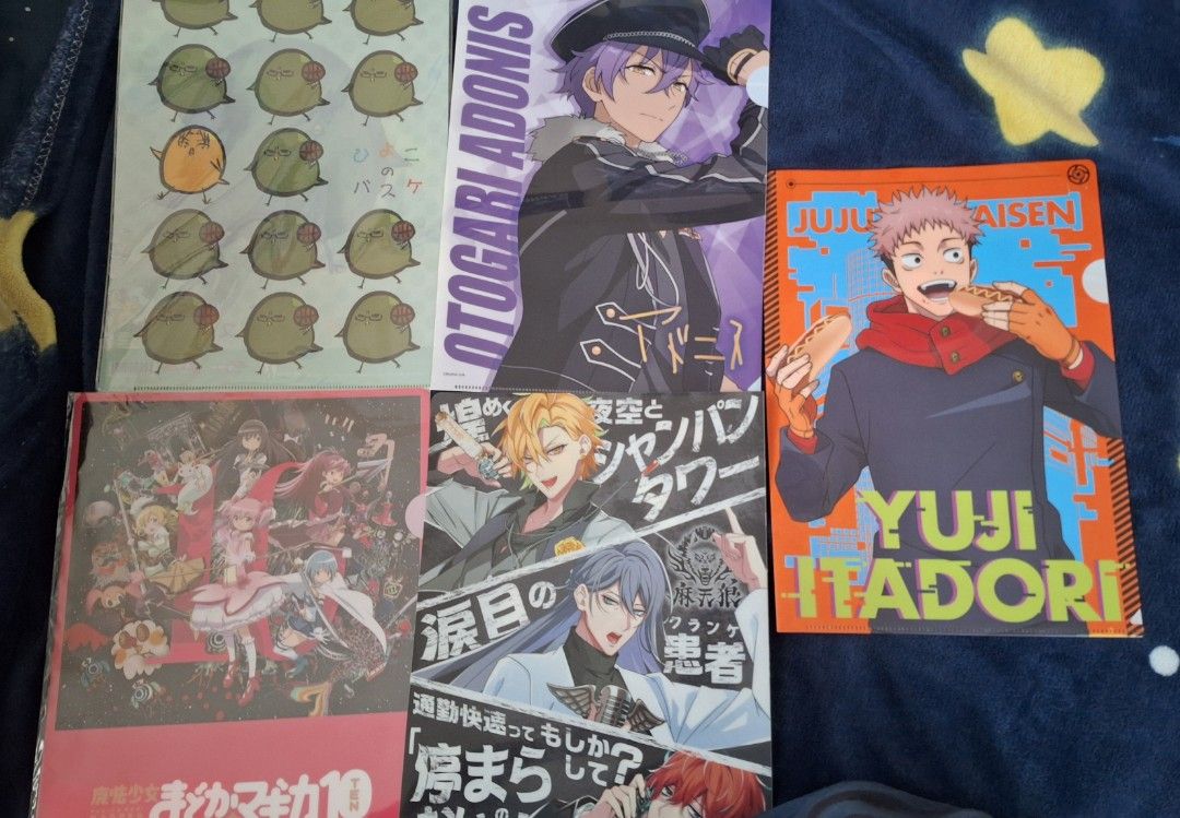 [WTS] various anime files (ensemble stars adonis, jujutsu kaisen yuji ...