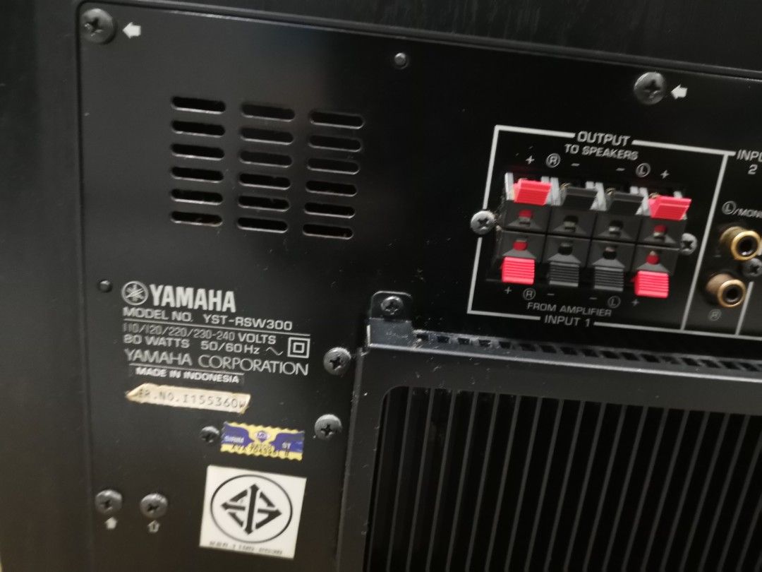 Yamaha YST-RSW300 Subwoofer, Audio, Soundbars, Speakers & Amplifiers on ...