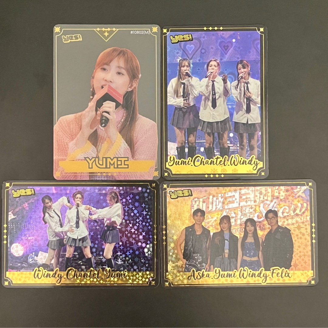 (Yumi) Yes Card 第108期 Yumi鍾柔美一套(送5R相), 興趣及遊戲, 收藏品及紀念品, 明星周邊 - Carousell