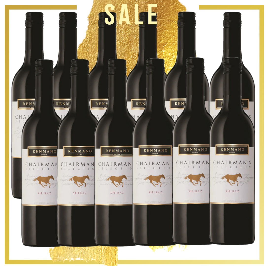 (12 Bottles Set) Renmano Chairman Selection Shiraz 2022, 嘢食 & 嘢飲, 飲料 ...