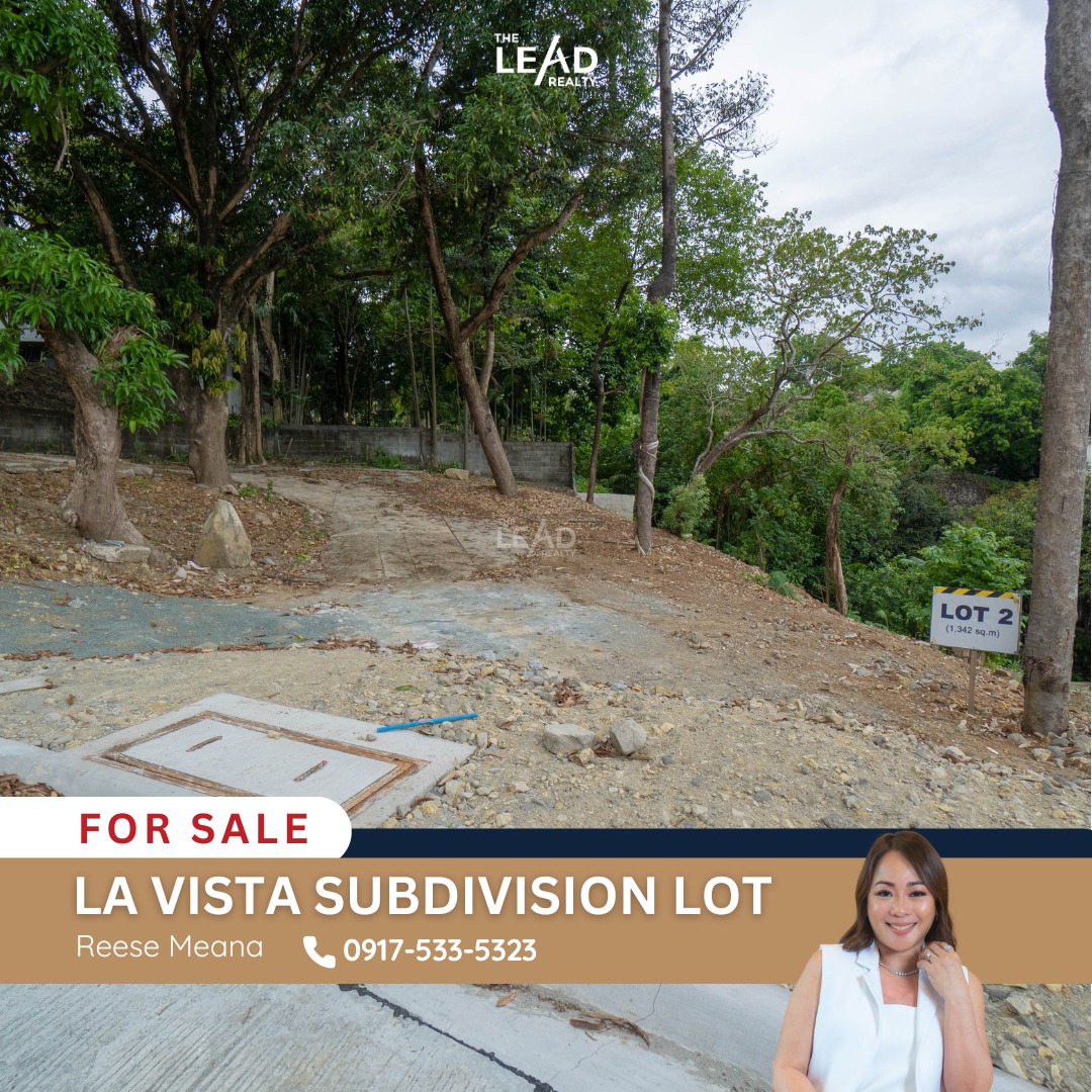 1,341 sqm La Vista Subdivision Lot for sale Quezon City Near Vista Real Classica Filinvest ...