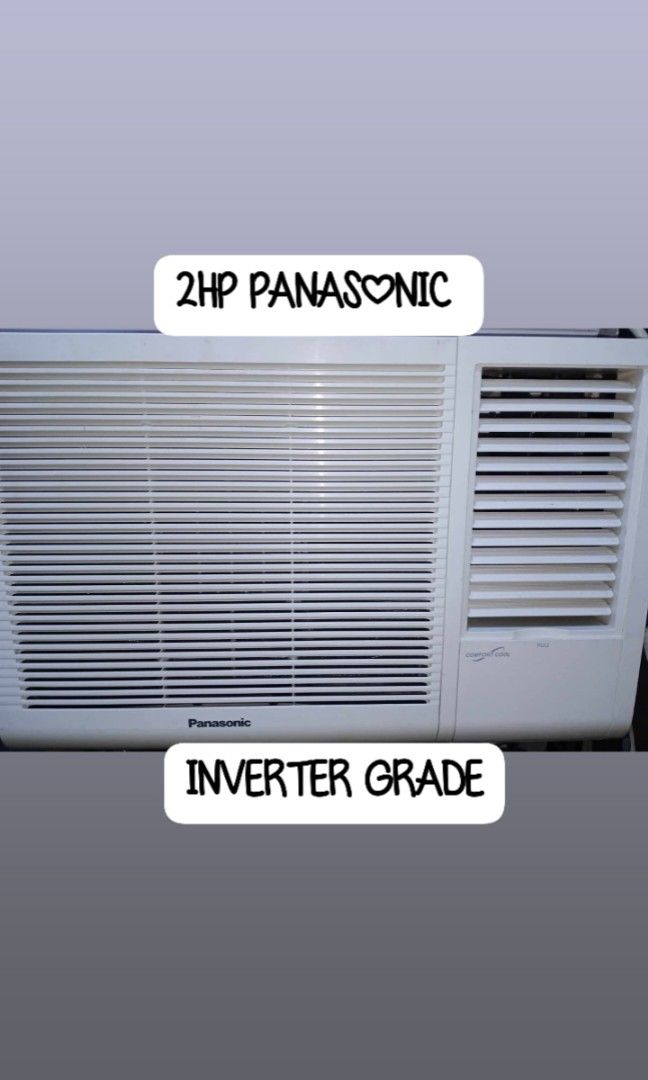 2NDHAND AIRCON 2HP PANASONIC INVERTER GRADE ENERGY SAVER, TV & Home ...