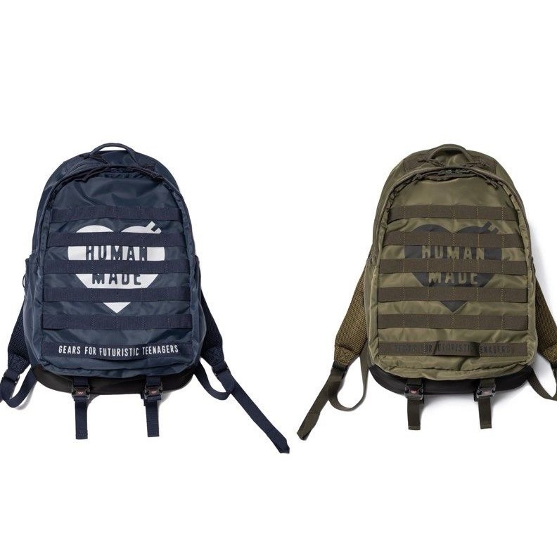 日本優惠預訂 3色選 human made japan Human Made Military Backpack 軍裝風 技能背包, 男裝 ...