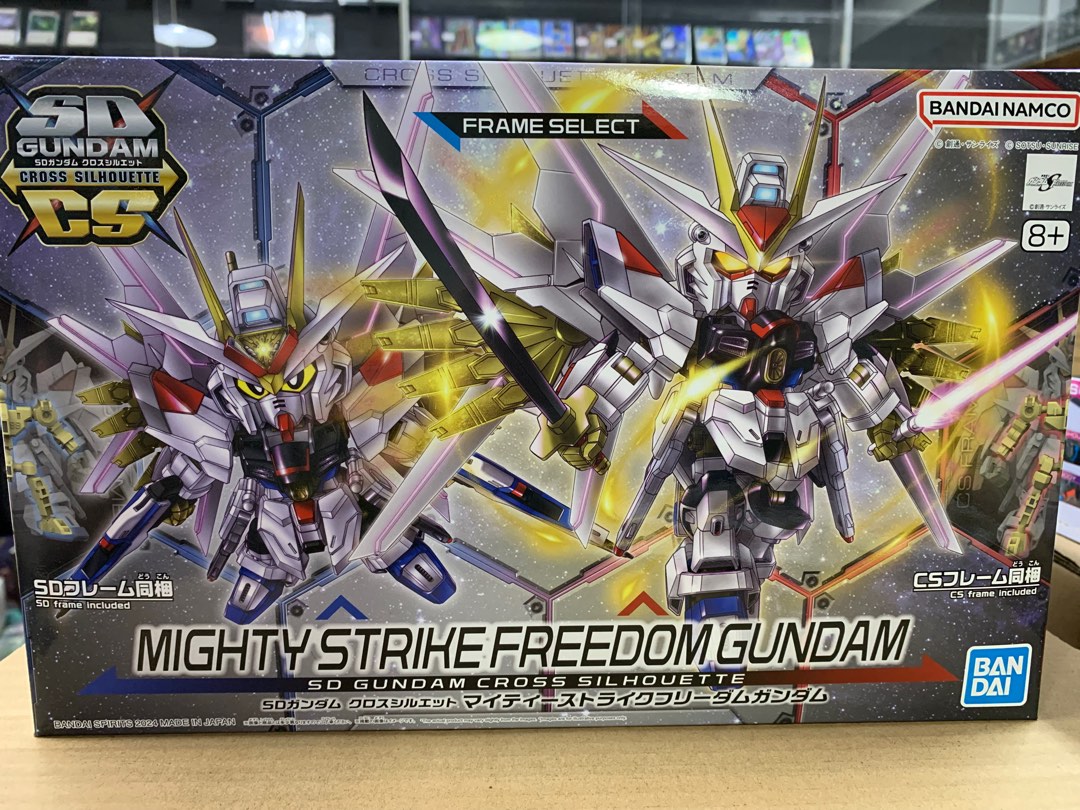 全新現貨 Bandai SDCS 模型 SD Gundam Cross Silhouette Mighty Strike Freedom Gundam 機動戰士高達 SEED FREEDOM ...
