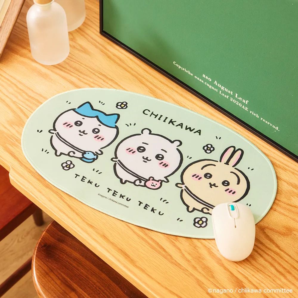 台灣代購 Chiikawa Mouse Pad 吉伊卡哇 滑鼠墊 桌墊, 電腦＆科技, 電腦周邊及配件, 電腦周邊產品 - Carousell