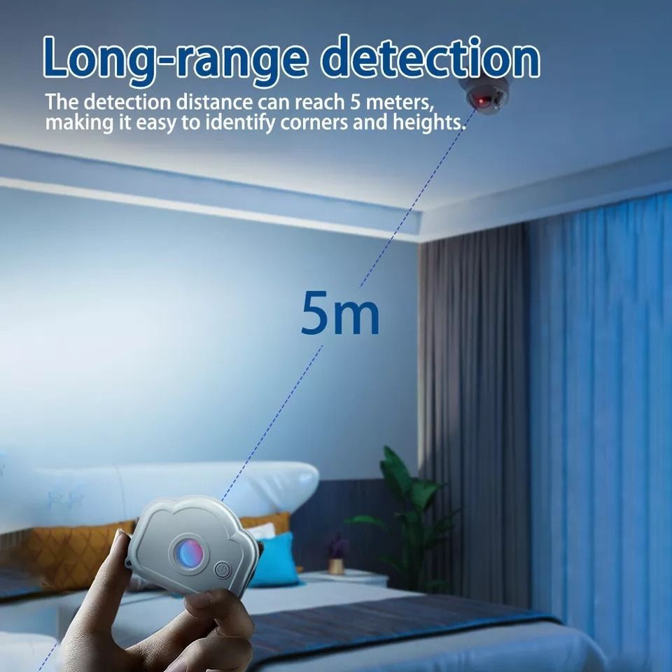 實體店鋪/SF Hidden Camera Detector Portable Lens Detect Gadget Anti-Peeping ...