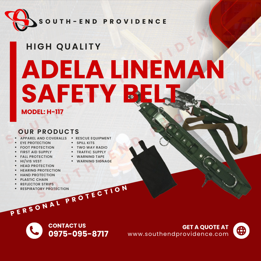 Adela H-117 Lineman Safety Belt, Commercial & Industrial, Construction ...