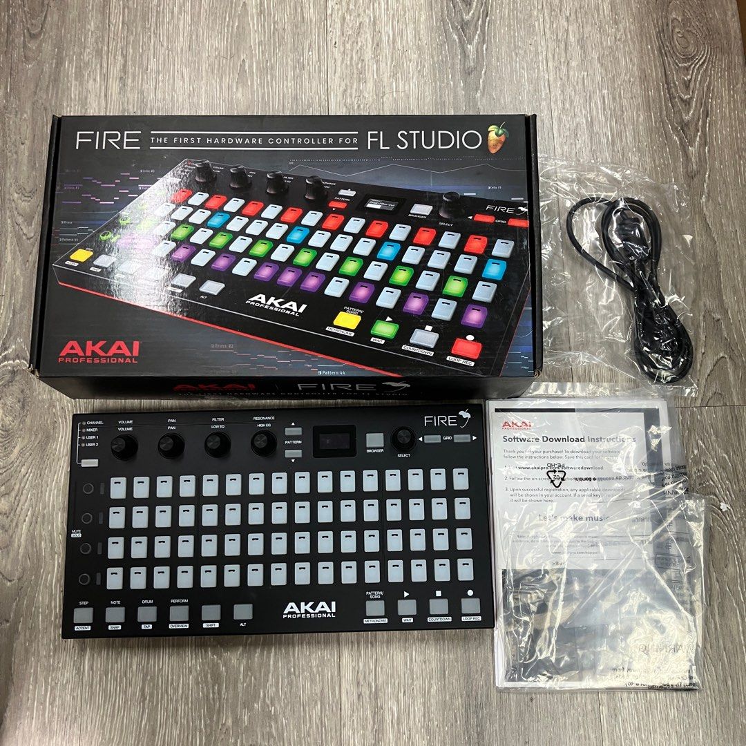 Akai Professional Fire Grid Midi Controller For FL Studio USB Powered ...