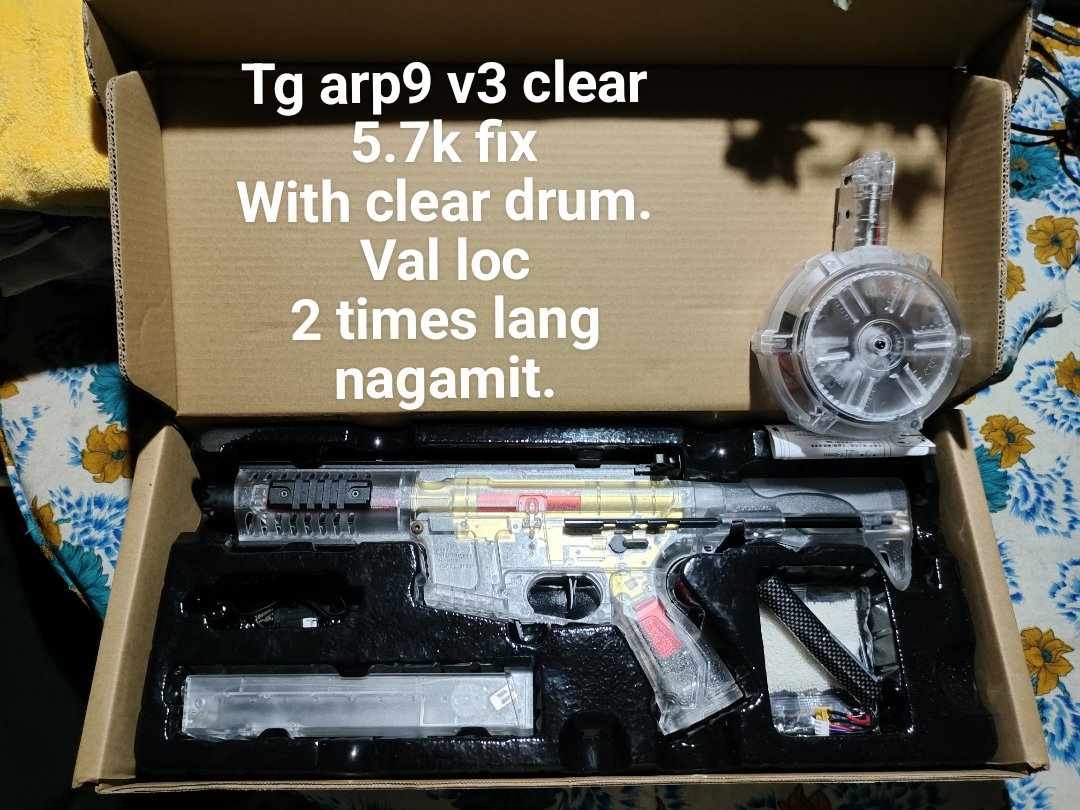 Tg Arp9 v3 clear with clear drum mag., Hobbies & Toys, Toys & Games on ...