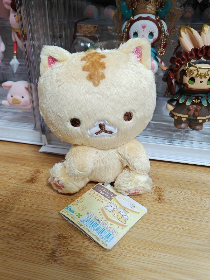 Authentic San-X Corocoro Coronya Chicchaya Coronya Yellow cat plush ...