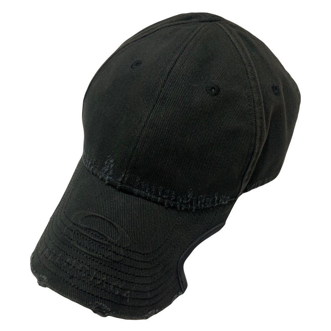 Balenciaga Unity Sports Icon Distressed Embossed Notch Cap, Men's ...