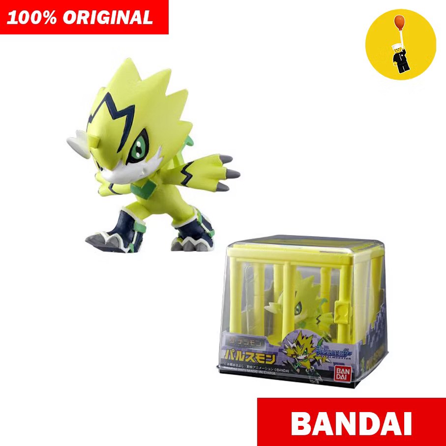 BANDAI Digimon Adventure Mini Figure Cage - Pulsemon (Condition as ...