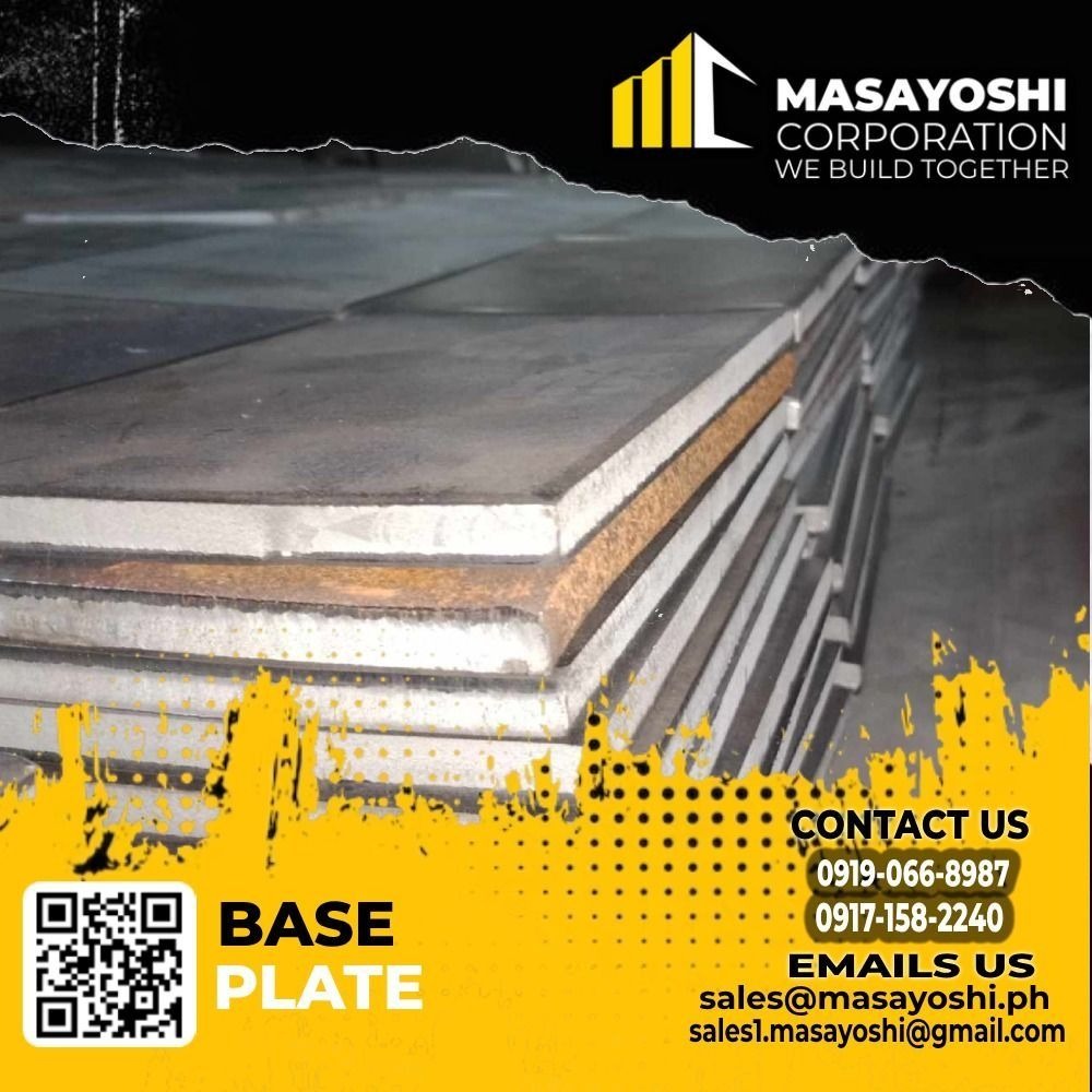 Base Plate 1.4m x .5m x 20mm thk w/ 10 holes 25mm dia, Anchor Bolt ...