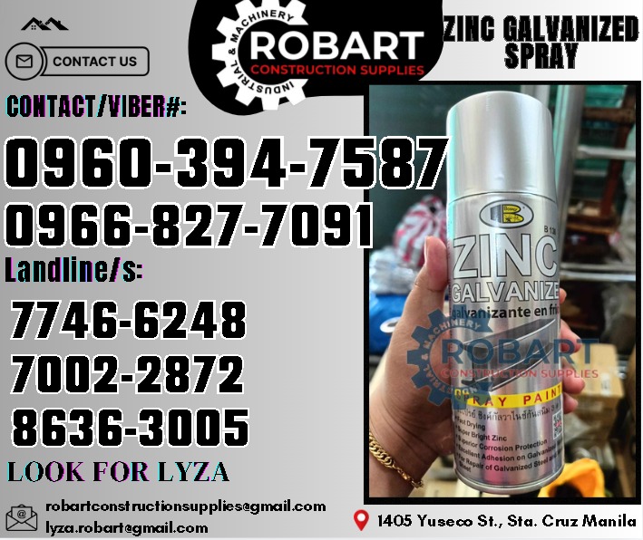 Bosny Zinc Galvanizing Spray Paint, Commercial & Industrial ...