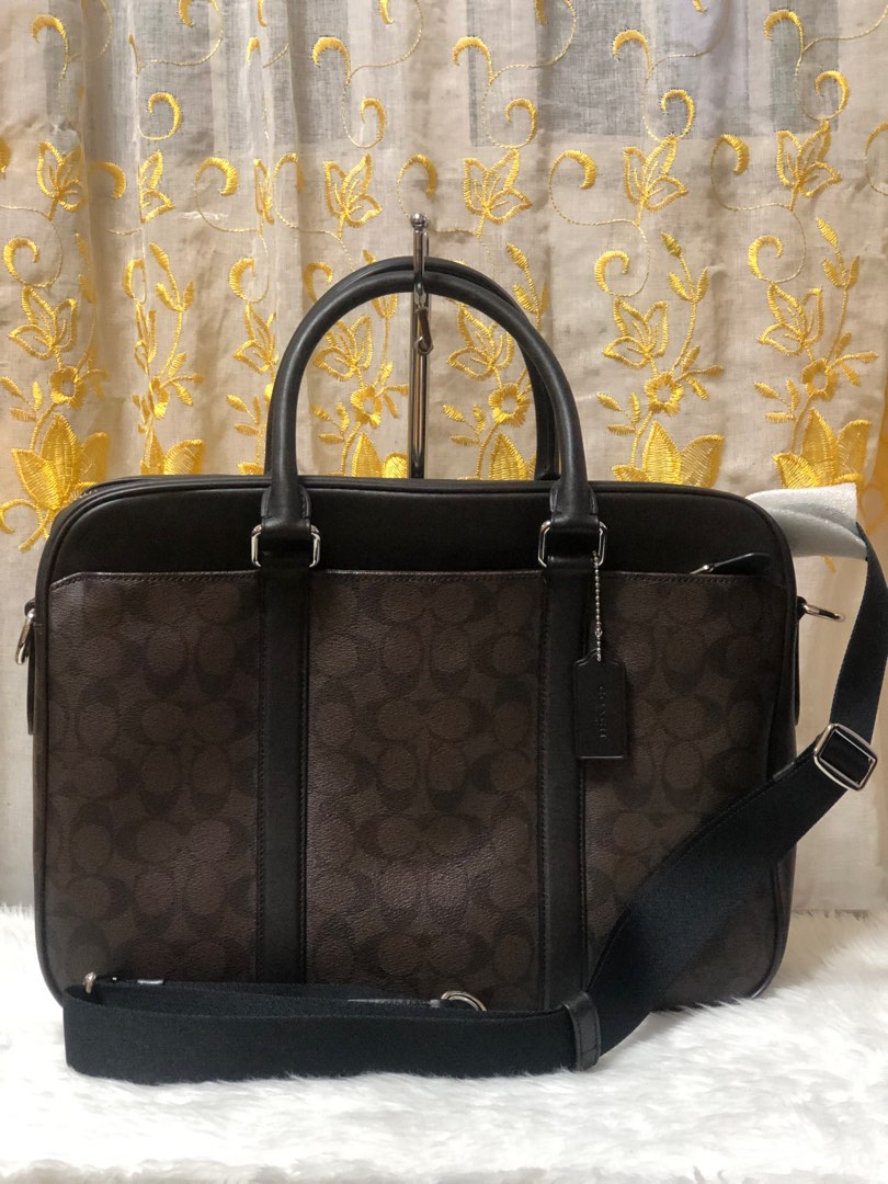 Coach Laptop bag, Luxury, Bags & Wallets on Carousell