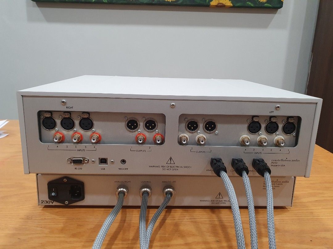 Constellation Audio Pictor preamp & Taurus Stereo power amp, Audio ...