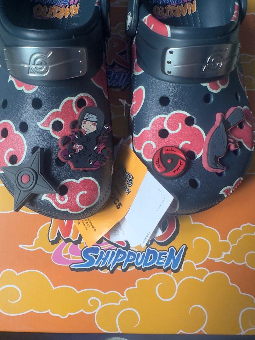 Crocs x Naruto Sasuke, Men's Fashion, Footwear, Slippers & Slides on ...