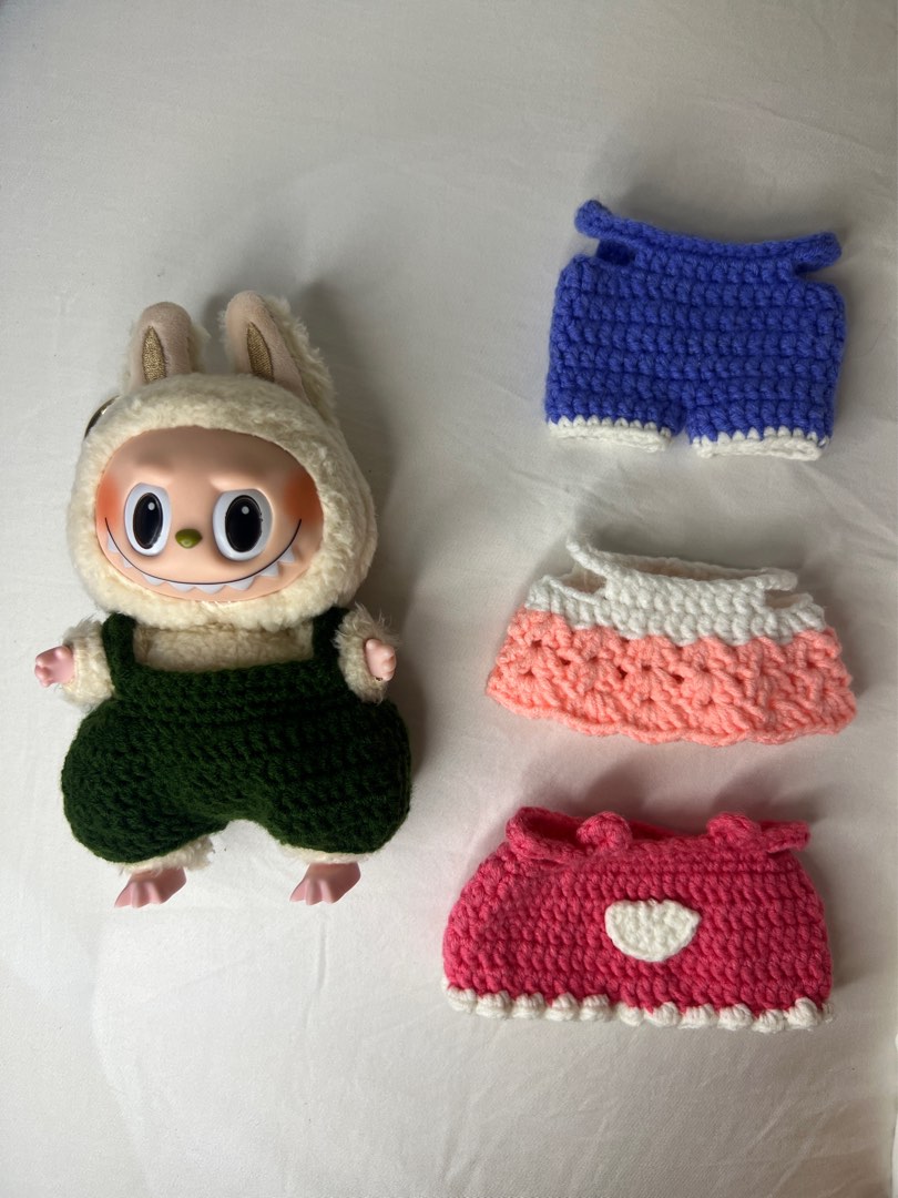 Customised clothes for labubu, Hobbies & Toys, Toys & Games on Carousell