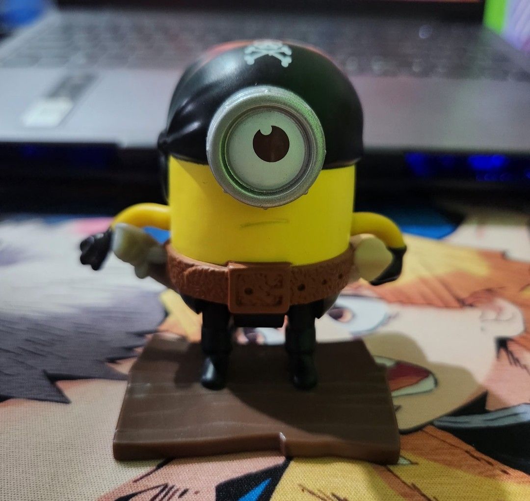 Despicable Me 2015 Mcdonalds Happy Meal Flipping Pirate Minion with ...