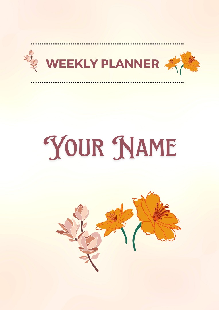 Digital Weekly Planner *PDF* *Printable*, Everything Else, Others on ...