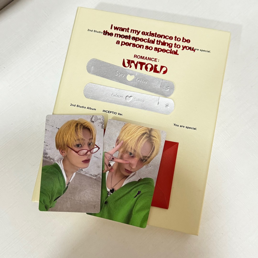 ENHYPEN SUNOO INCEPTIO ALBUM SET, Hobbies & Toys, Collectibles ...