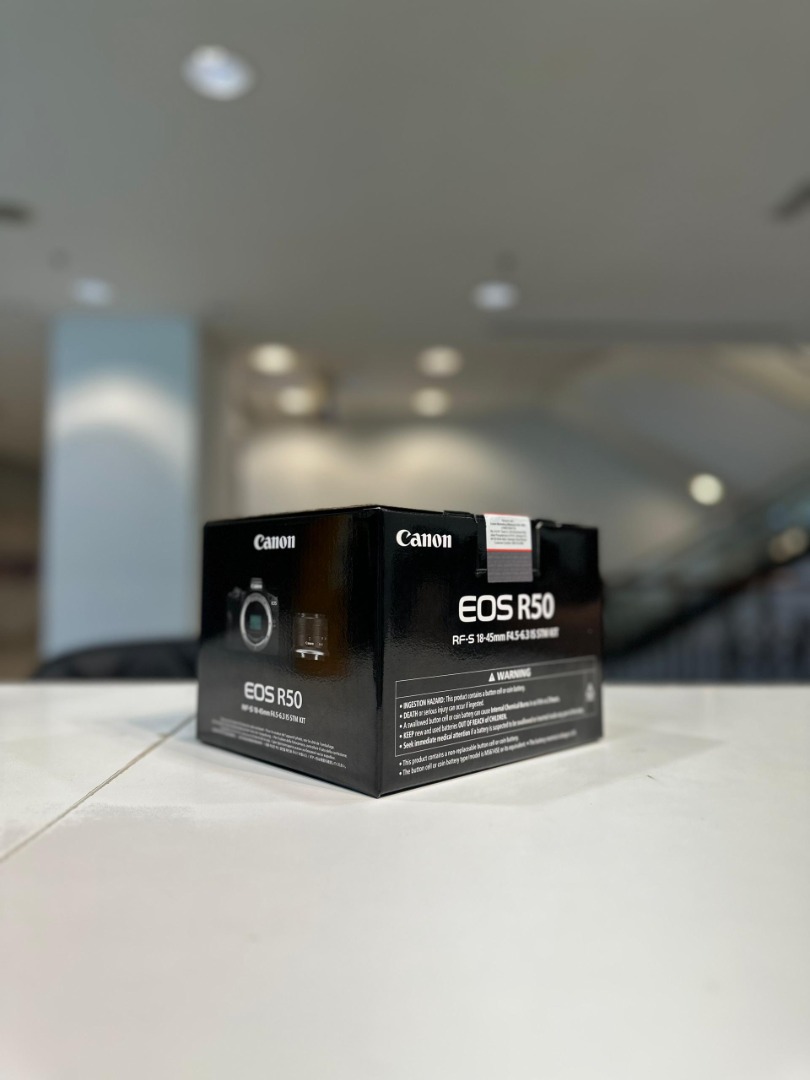 EOS R50 kits new, Photography, Cameras on Carousell